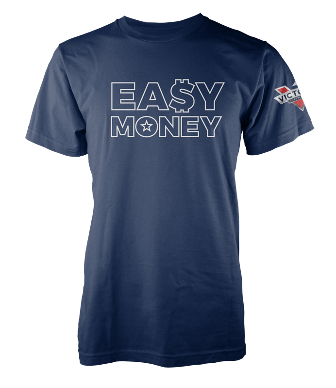 Blue Easy Money Shirt | Victory Style